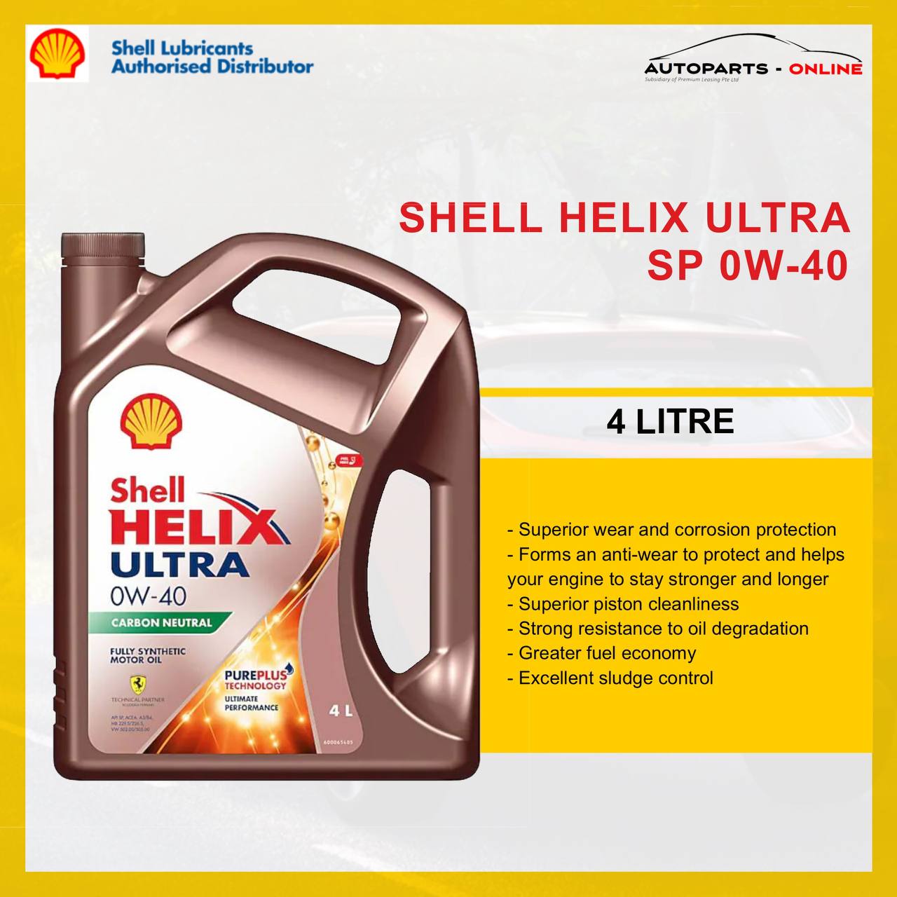 SKU: 550060354 - SHELL Helix Ultra SP 0W-40